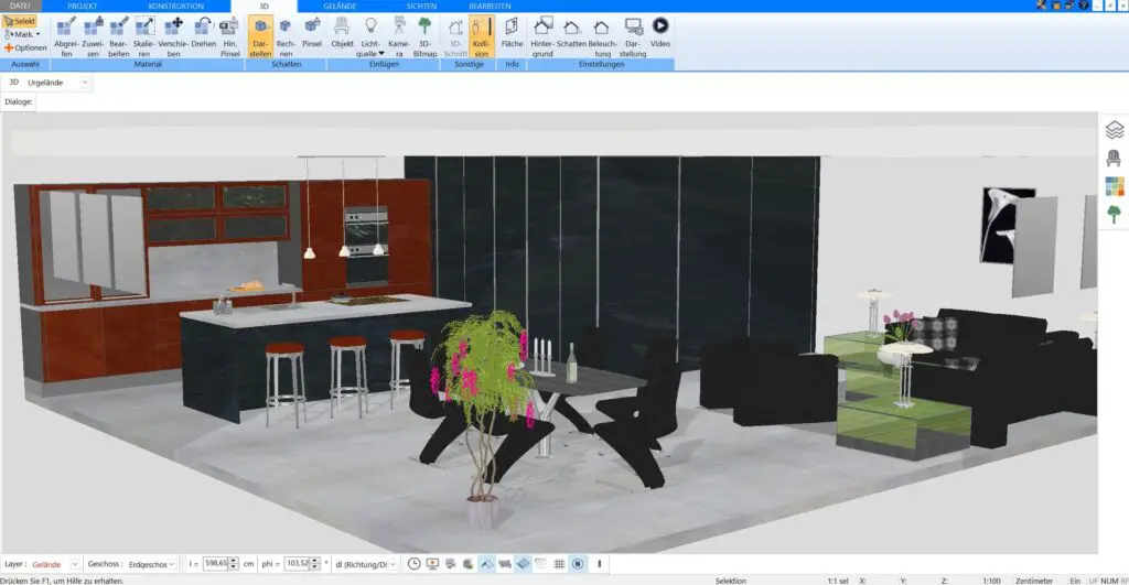How to Plan a Kitchen with 3D CAD Kitchen Planner Software – Using ...