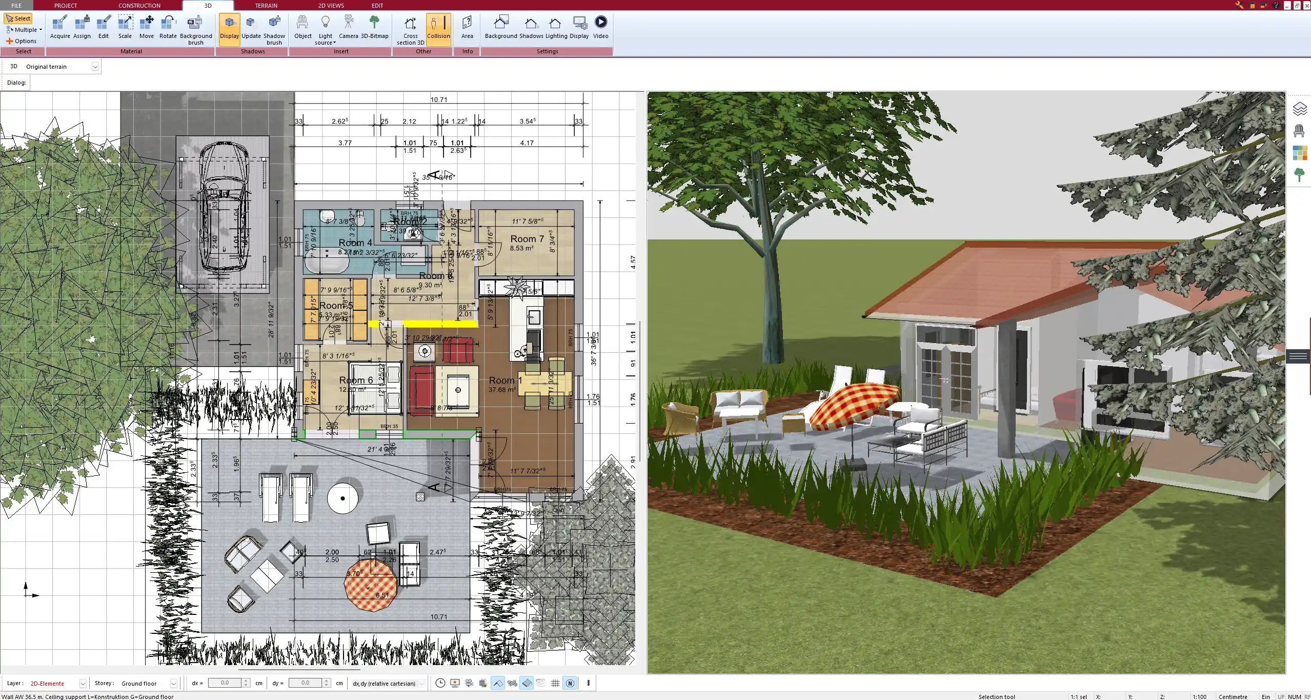 How to Plan a Hip Roof in 2D and 3D – With the Plan7Architect Software