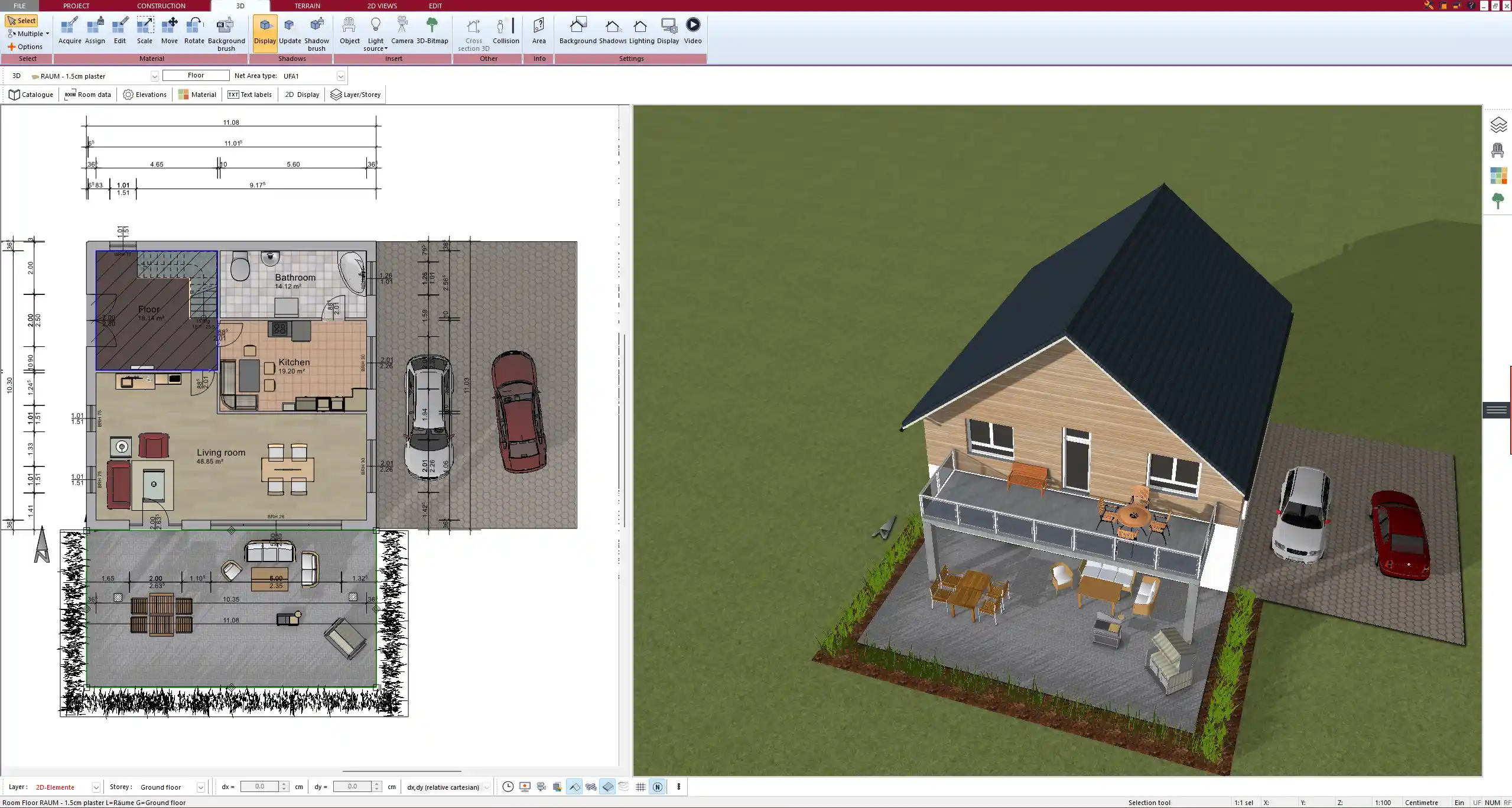 Planning a Balcony Yourself – with Plan7Architect Software / Program