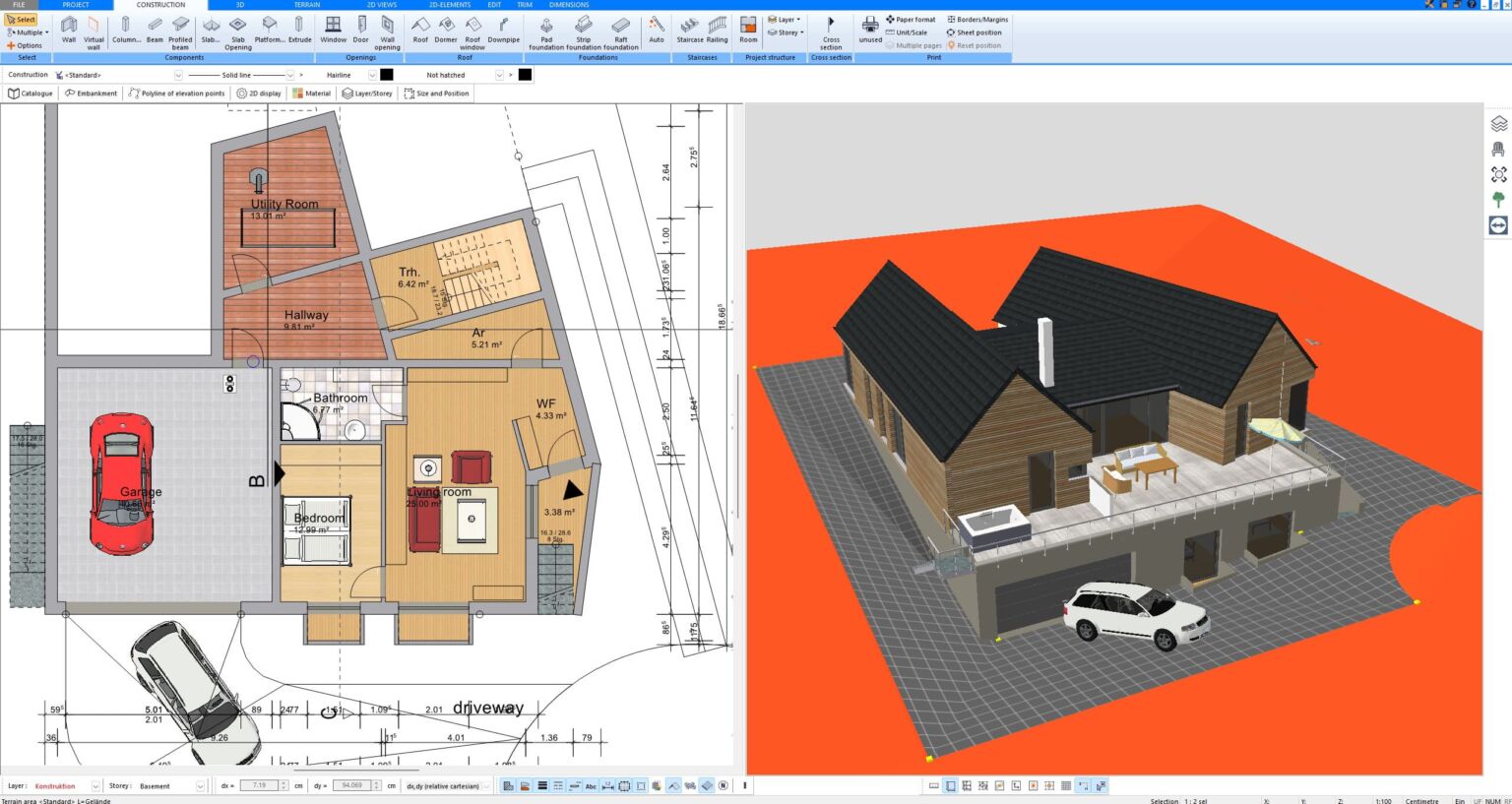 3D Terrain Modeling with CAD Software – Using Plan7Architect