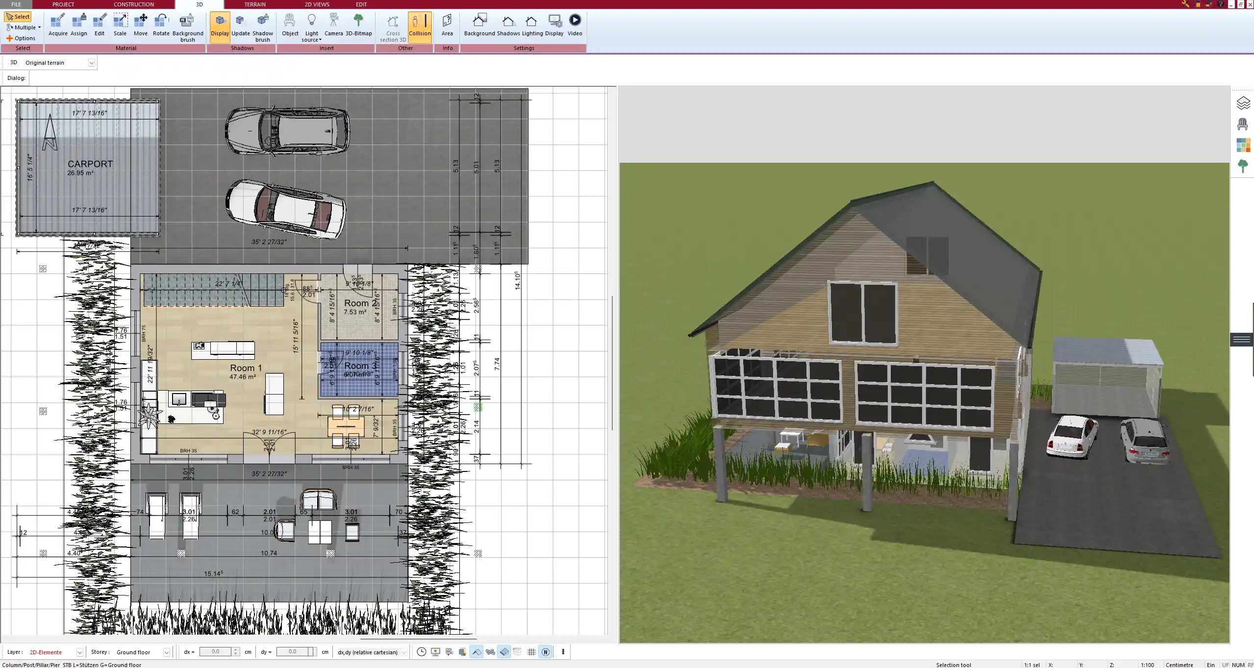 How to Plan a Hip Roof in 2D and 3D – With the Plan7Architect Software