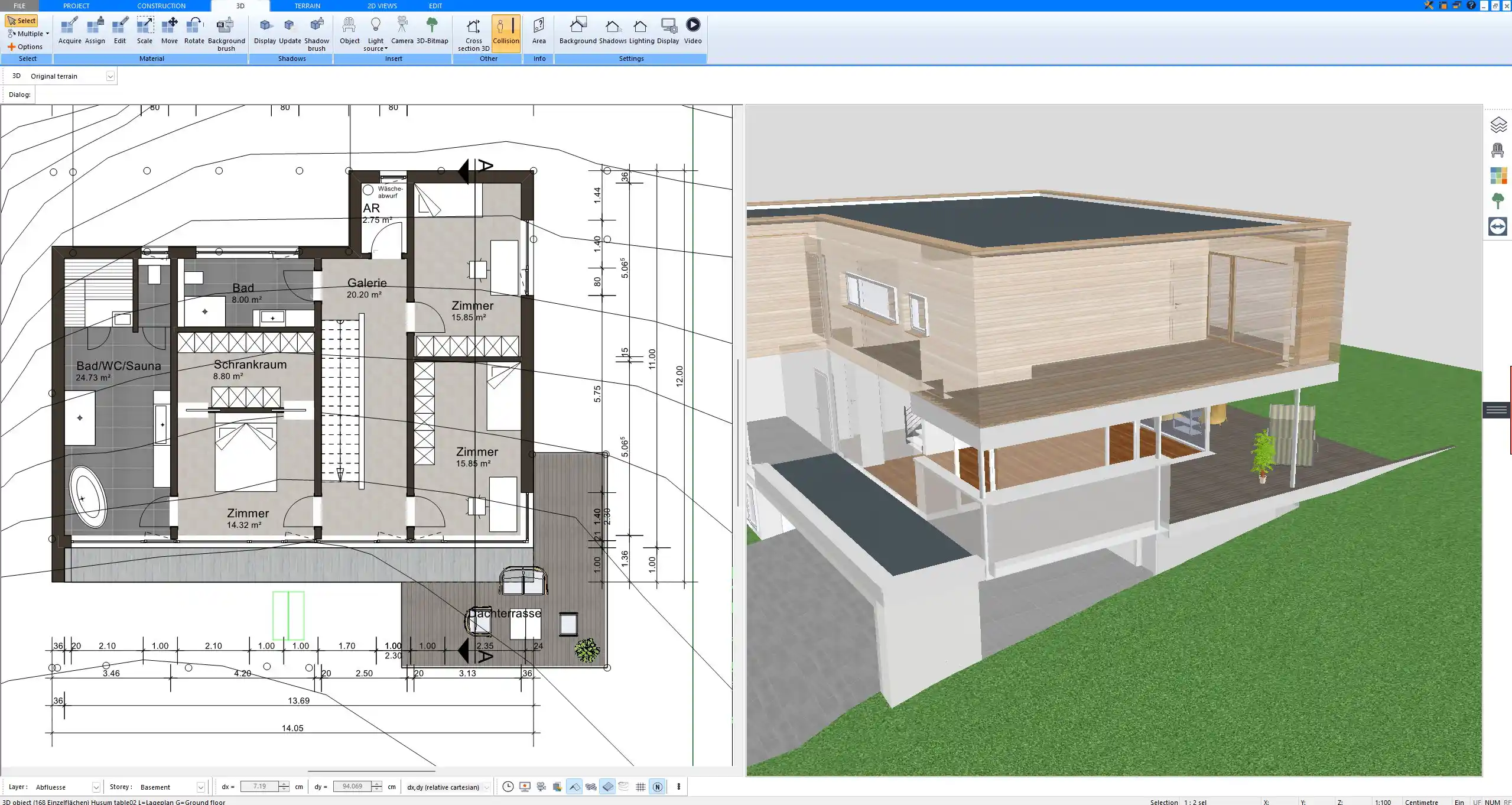How to Design and Plan a House on a Slope – with Plan7Architect Software