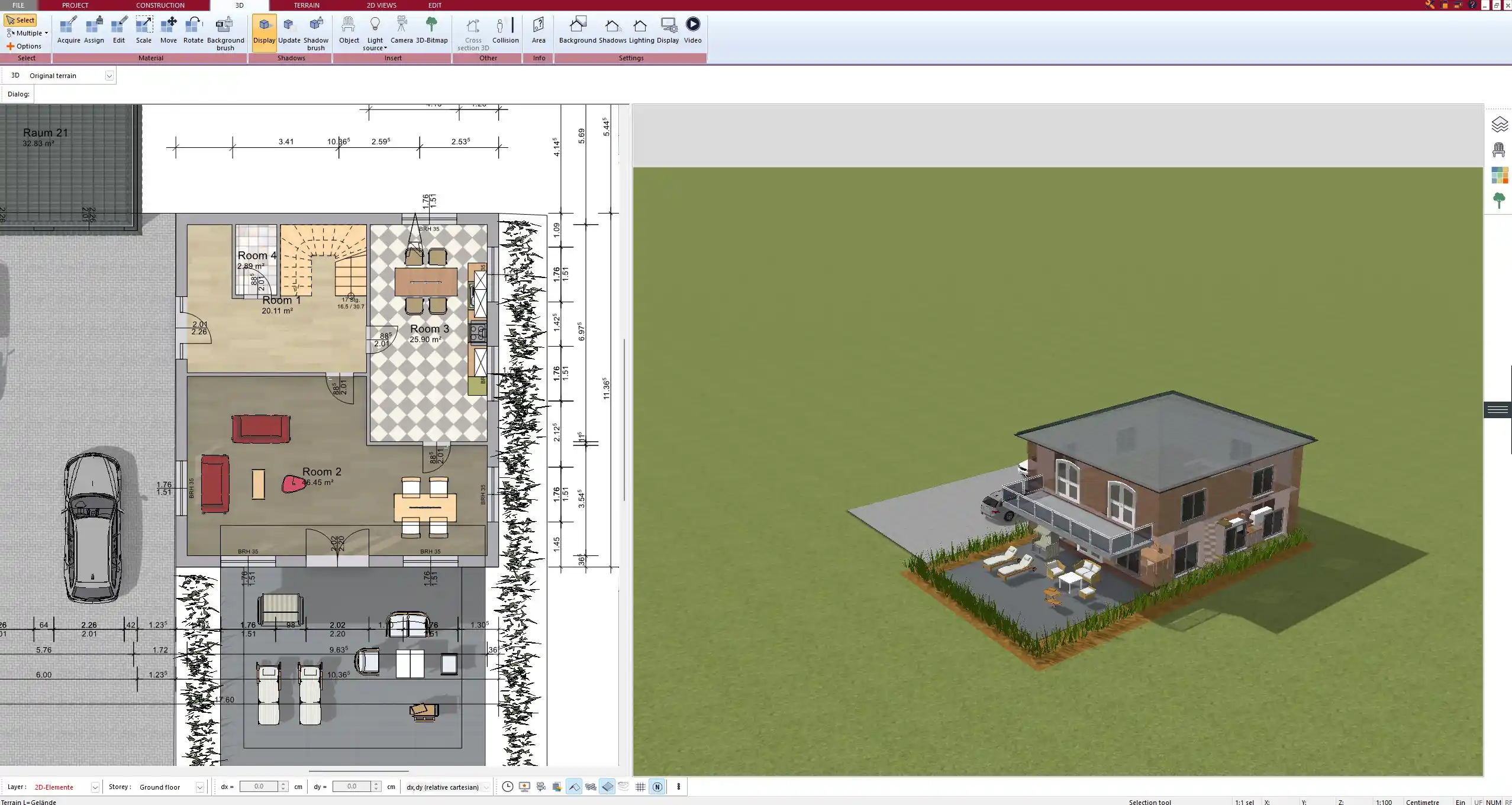Creating a Stone House Floor Plan with Plan7Architect